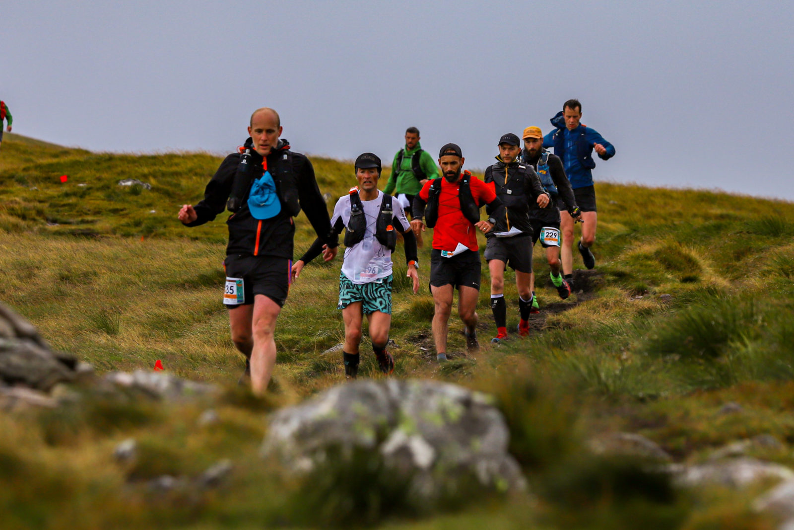 Thunderstorms hit the north of England for the Rab Helvellyn Sky Ultra ...